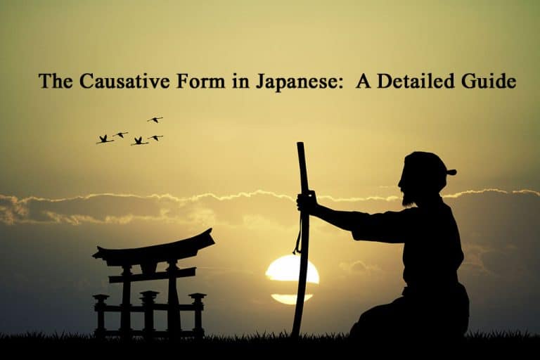 How to Use the Japanese Causative Form: A Detailed Guide
